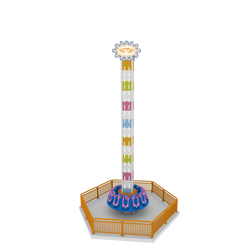 2024 New Drop Tower Ride For Sale|Amusement Free Fall Ride Supplier
